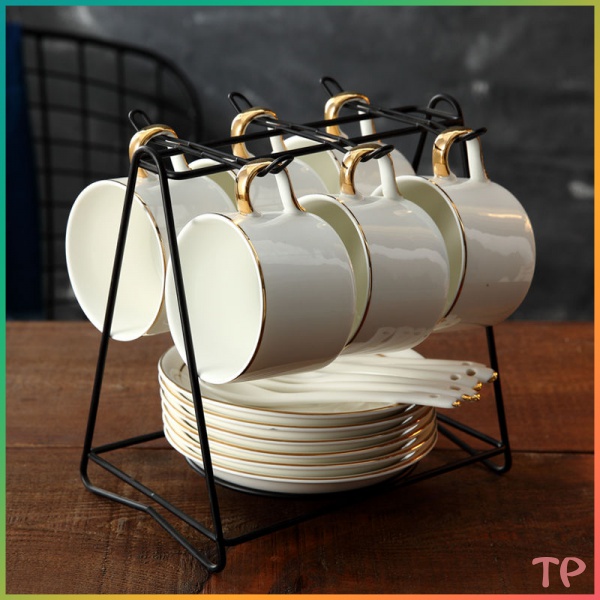 TP Coffee cup set British black tea cup ceramic water cup European tea ...