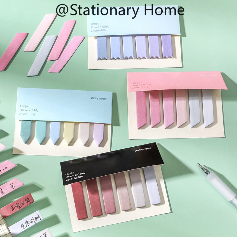 120PCS Nordic Color Sticky Notes Student Morandi Index Sticker Message ...
