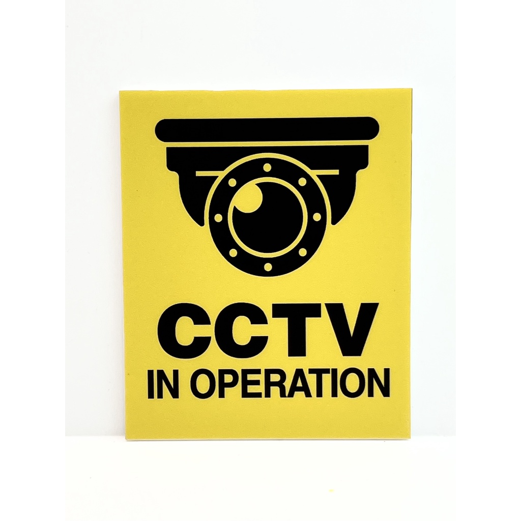 CCTV IN OPERATION SIGN/SIGNAGE | SURVEILLANCE SIGN, SECURITY SIGN ...