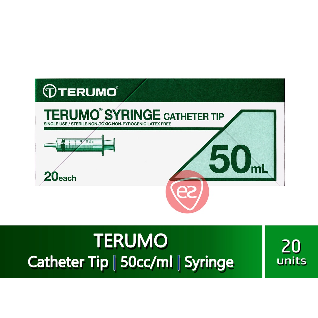 TERUMO SYRINGE 50CC (50ML) CATHETER TIP 20S (CODE SS*50CE) | Shopee Singapore