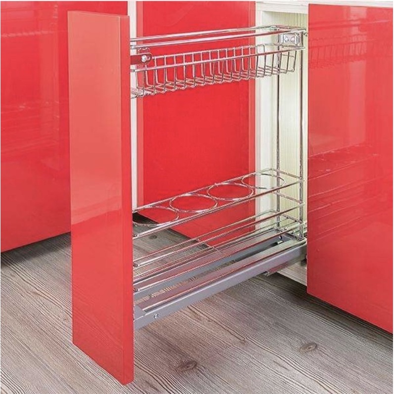 2 Tier Multifunction Pull Out Sauce Rack W/soft Closing - Excel Brand ...