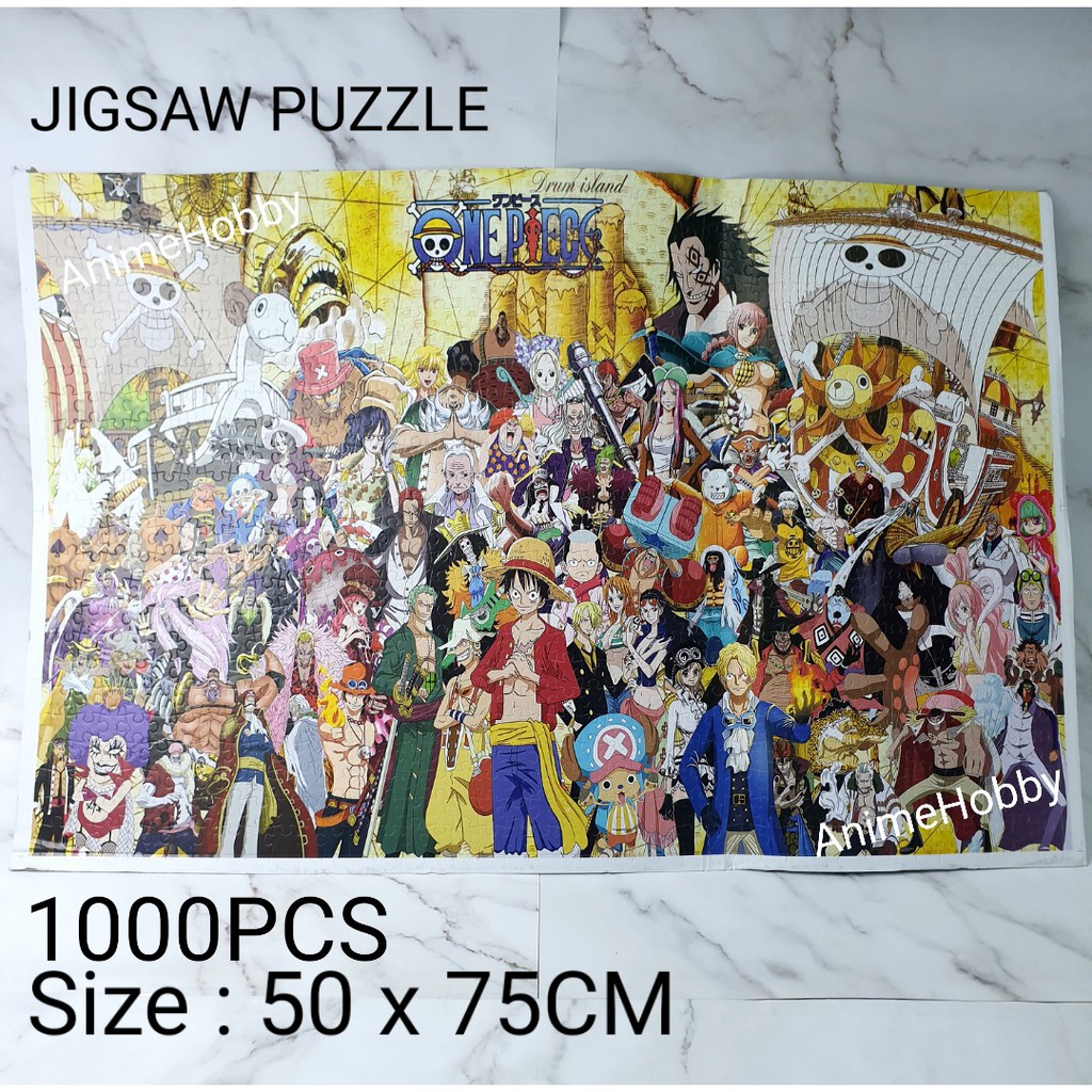 ONE PIECE POKEMON GENSHIN IMPACT SINCHAN SLAMDUNK 1000PCS 50X75CM ...