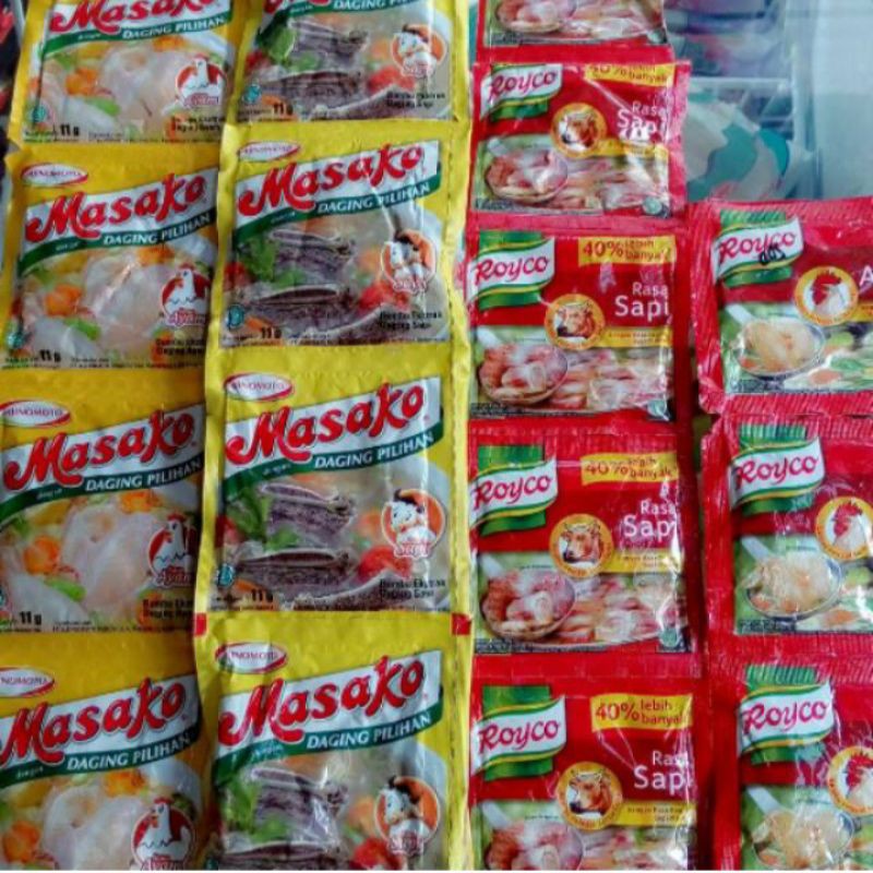 Masako ROYCO Flavoring Seasoning Chicken Beef Flavor 12 Sachets ...
