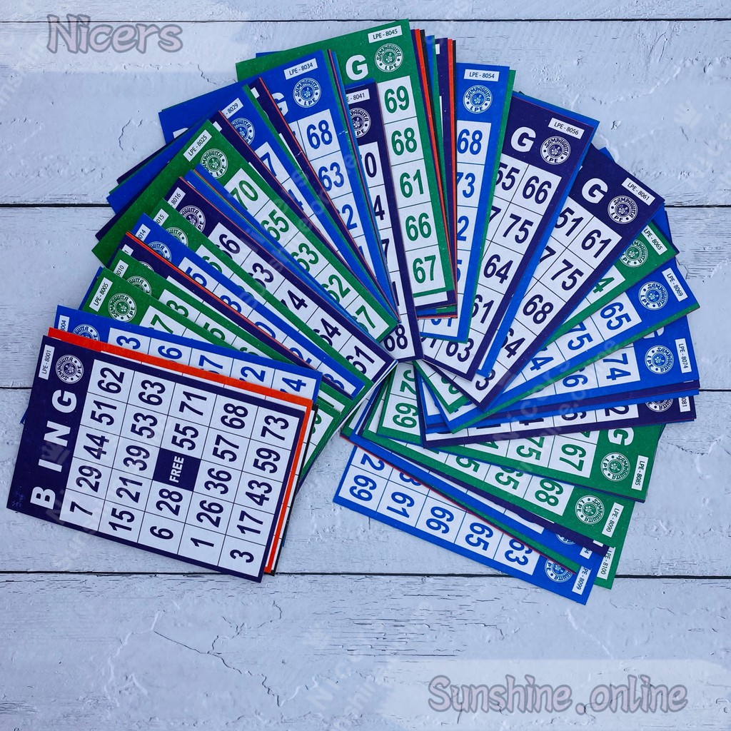 SAMPAGUITA BINGO CARD 100pcs | Shopee Singapore