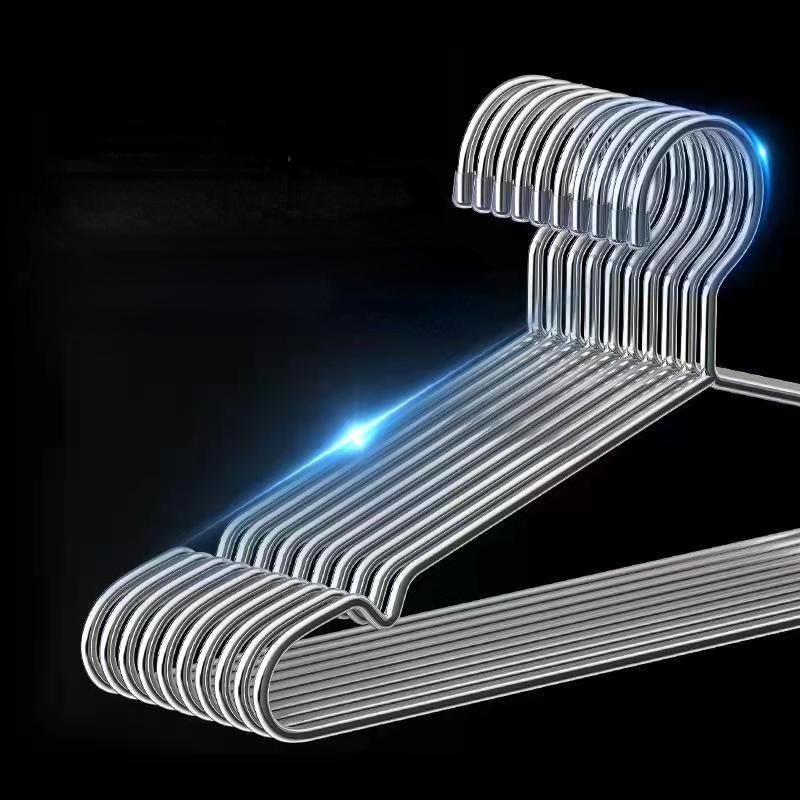 Clothes Hanger Stainless Steel Coat Hanger Drying Rack Clothes Hanger ...