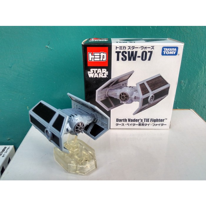 Tomica Star Wars Tsw-07 Darth Vader Dedicated Tie Fighter Diecast ...