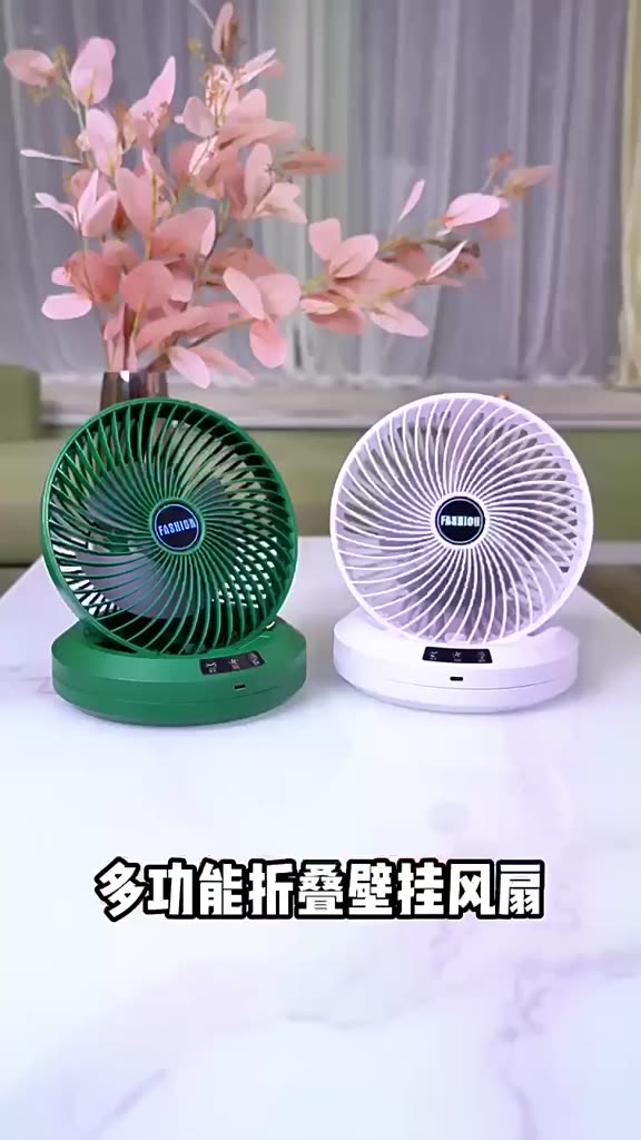 🔥SG🔥 Desk Auto Oscillating Fan Remote Table Foldable Rotation Fan ...