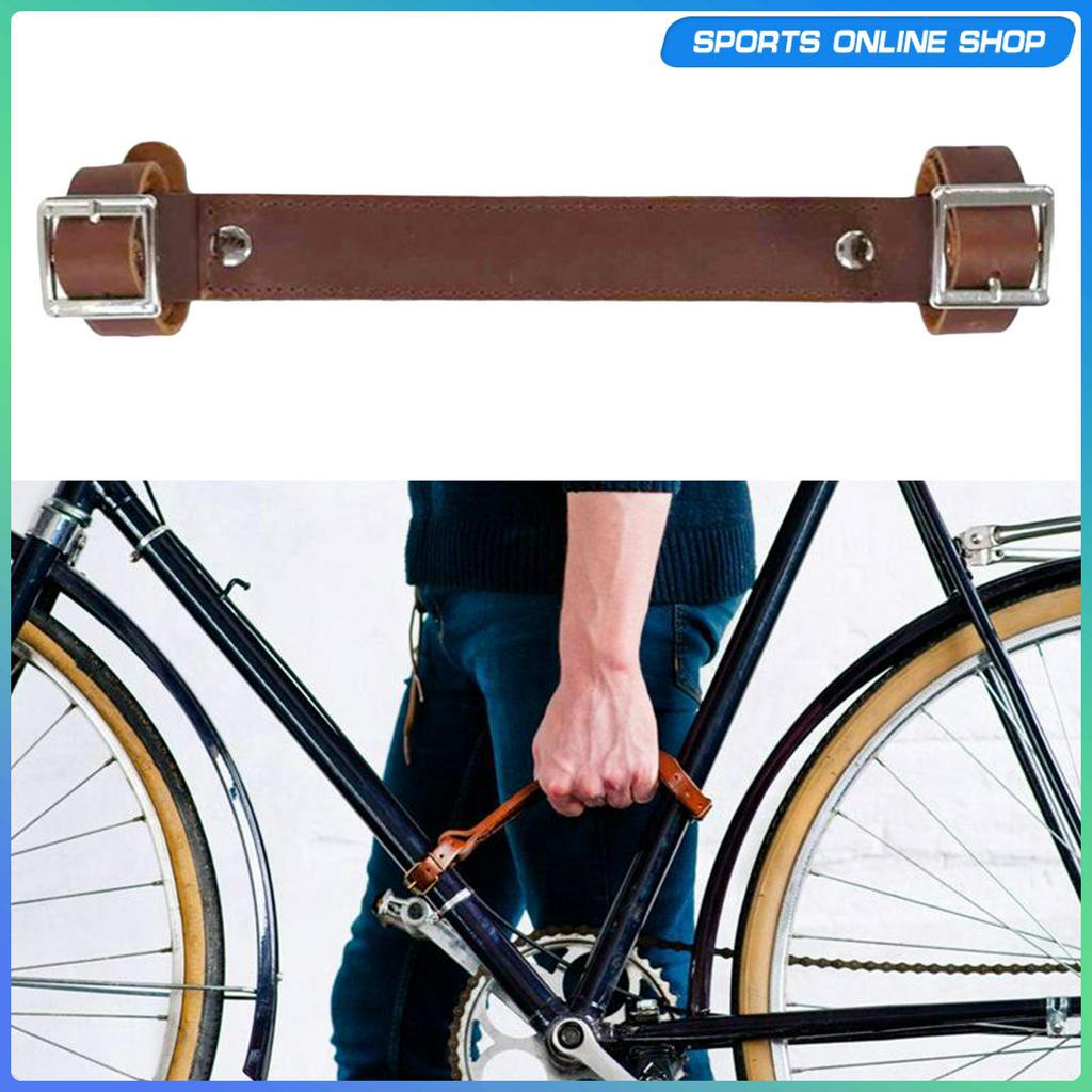 Bike Frame Carry Handle Carrying Lifter Strap Frame Tubes Lift Leather ...