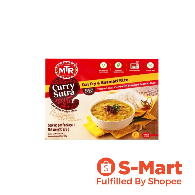 MTR CurrySutra Ready To Eat - Dal Fry & Basmati Rice 375g - Sonnamera ...