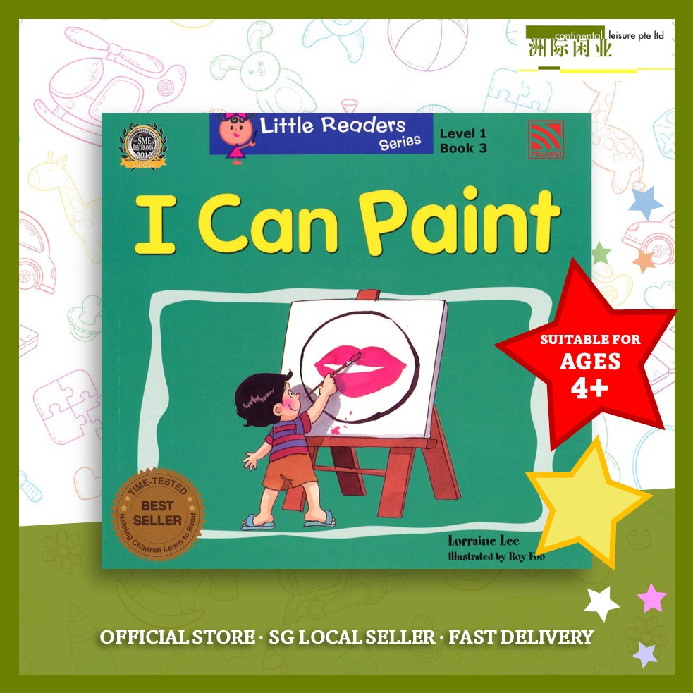 Little Readers Level 1: I Can Paint ( Children's Storybooks ) | Shopee ...
