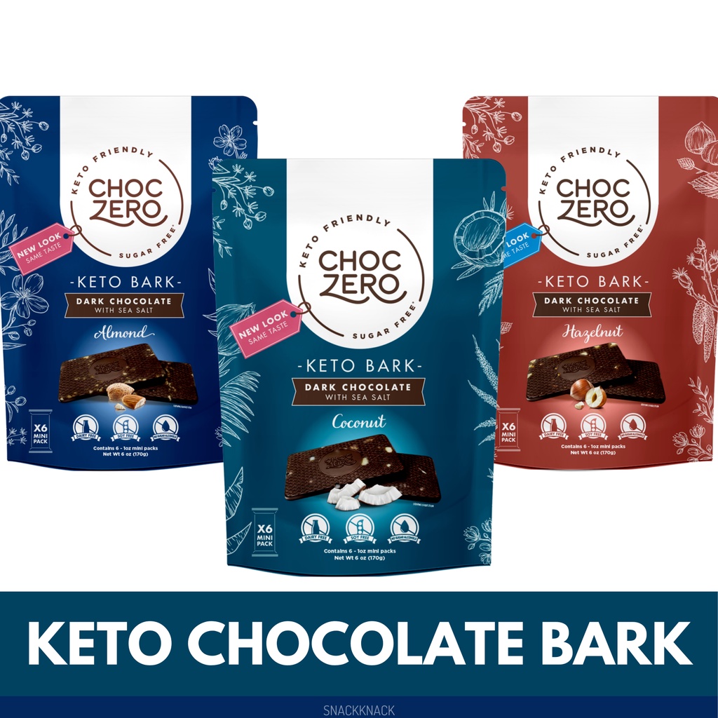 Choc Zero, Keto chocolate bark (170g) | Shopee Singapore