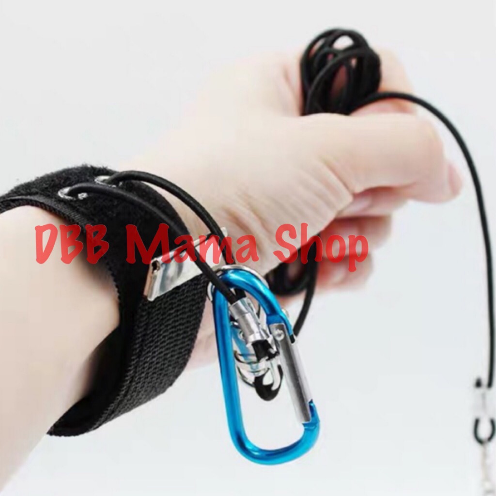 Velcro Wristband ONLY Hands Free Holding Secure Leash Parrot Bird ...