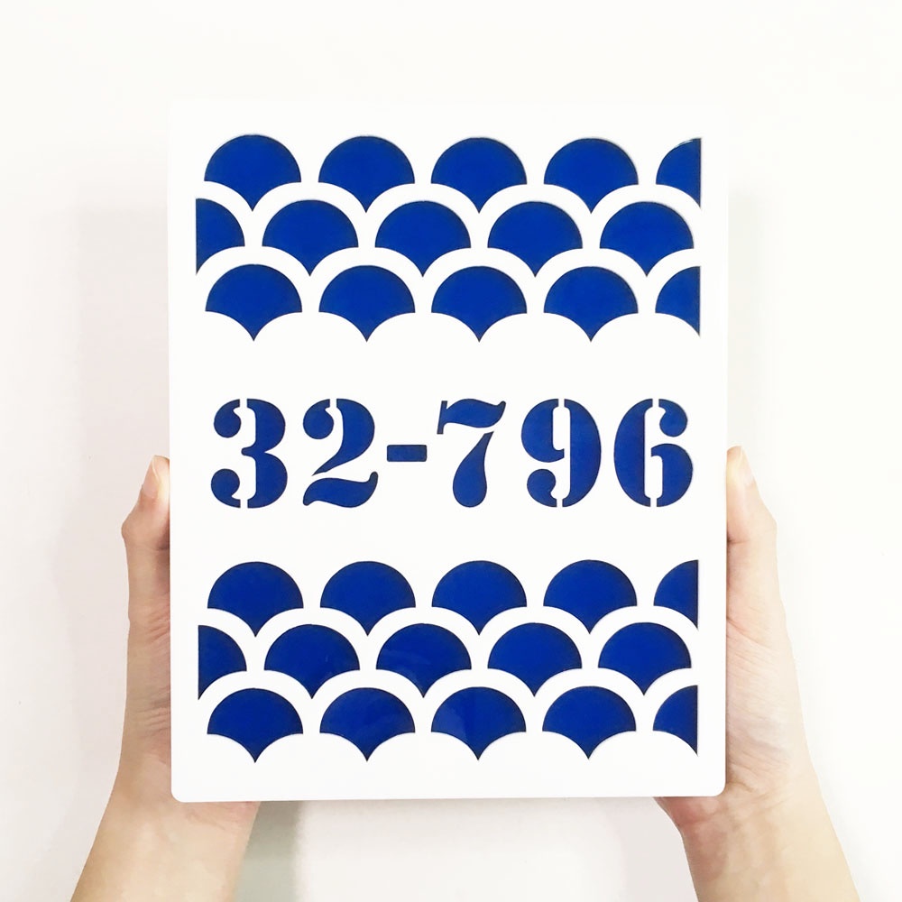 Waves - HDB Unit Number, Condo Unit Number, Address Sign, Home number ...