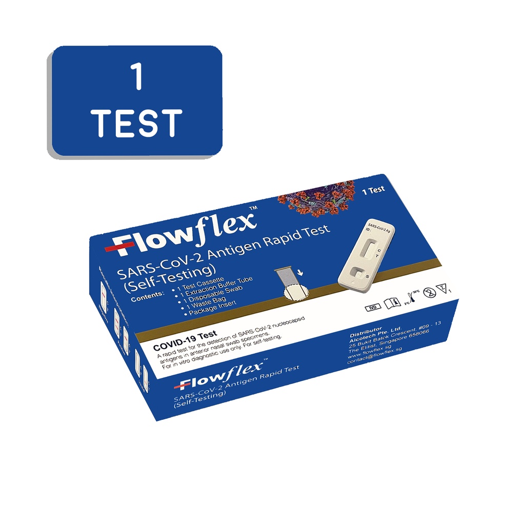 [Exp: Sep 2026] FlowFlex™ COVID-19 ART Antigen Rapid Test Kit (1 test ...