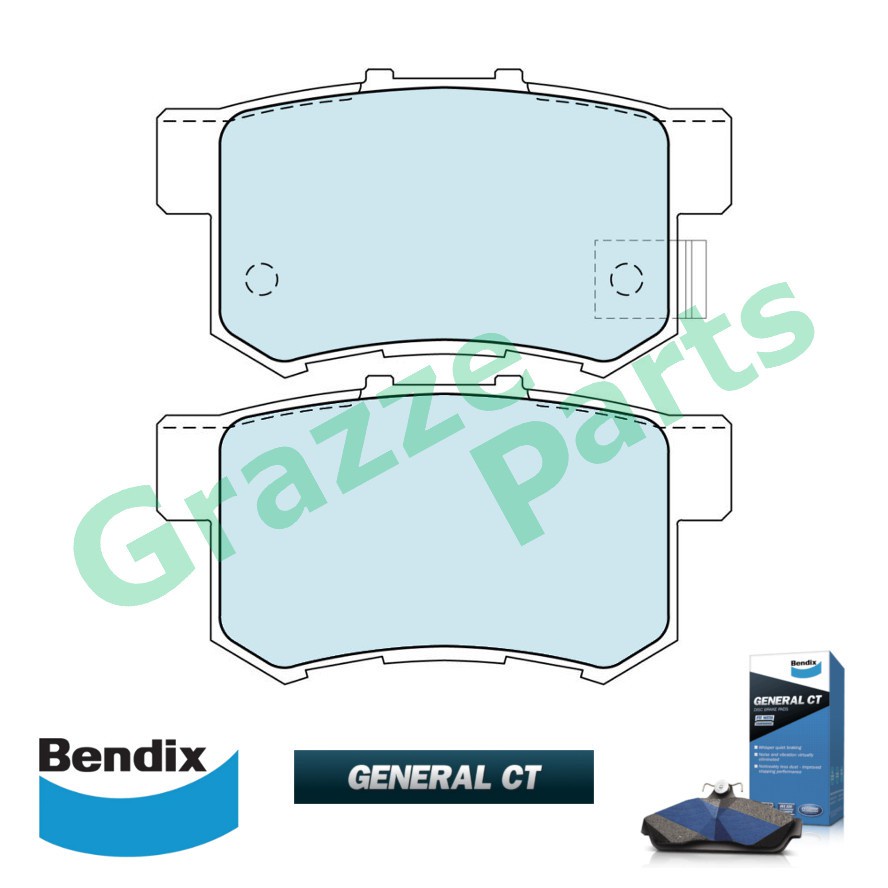 Bendix General CT Brake Pad Rear DB1230 -Honda Accord SDA CRV S9A Stream Odyssey | Shopee Singapore