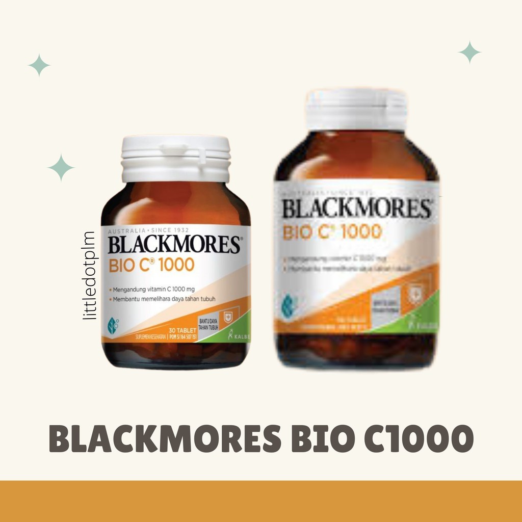 Blackmores Bio C Vitamin C 1000mg contains 30 / 90 tablets | Shopee ...