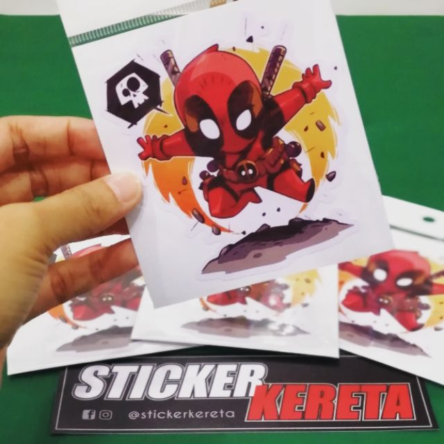 Deadpool Car Sticker | Shopee Singapore