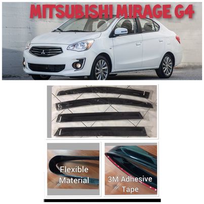 Mitsubishi Mirage G4 Window Visor Rain Guard Rain Visor Mirage ...