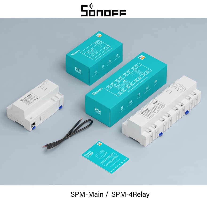 SONOFF SPM Wifi Smart Stackable Power Meter 20A/ Gang SPM-4 Relay ...