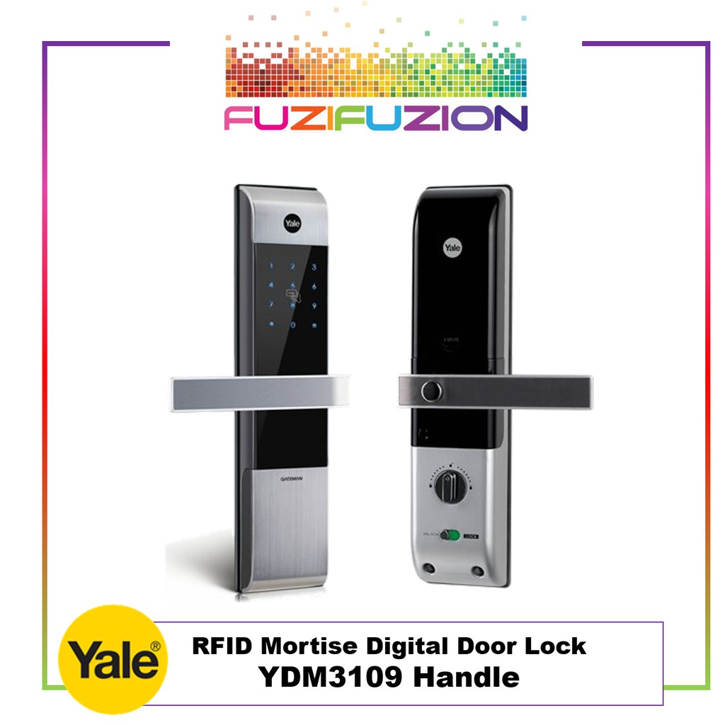 Yale YDM3109A RFID Mortise Digital Door Lock | Shopee Singapore
