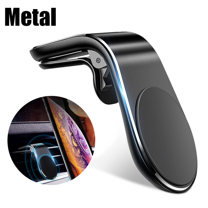 Magnetic Car Phone Holder Phone Stand Air vent Clip Magnet Holder Mini ...