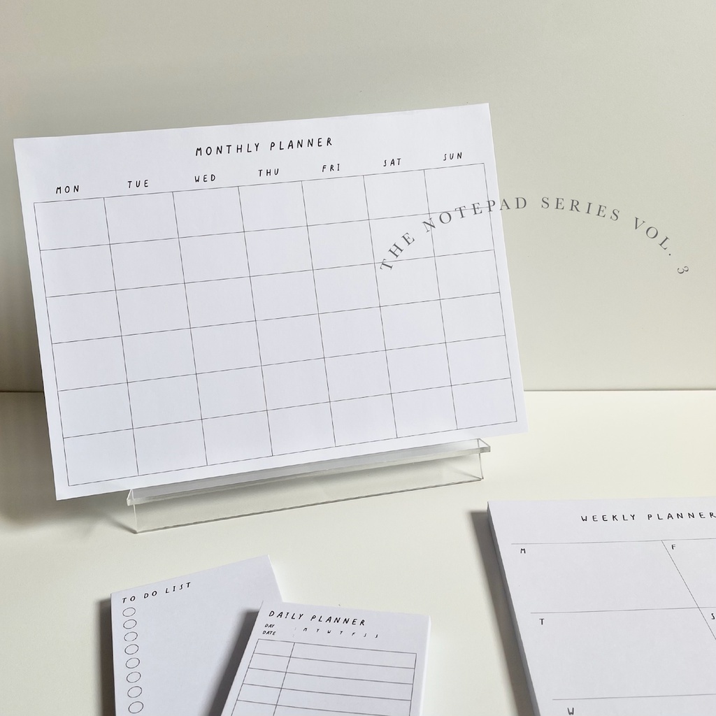 The Notepad Series Vol.3 by Keartas Studio/Notepad with Acrylic Stand ...
