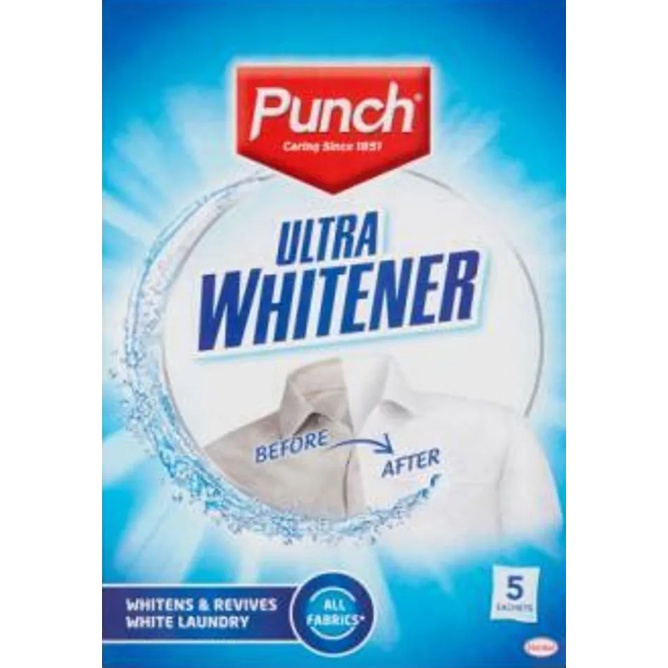 PUNCH Ultra Clothes Whitener (5 sachet/ box) | Shopee Singapore