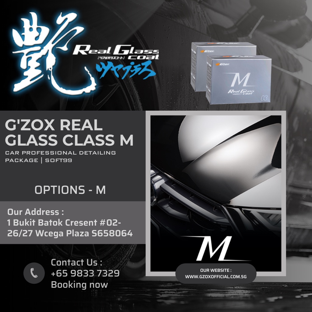 G'zox Real Glass Class M - Professional Detailing Package ( Bukit Batok x WCEGA Plaza ) | Shopee ...