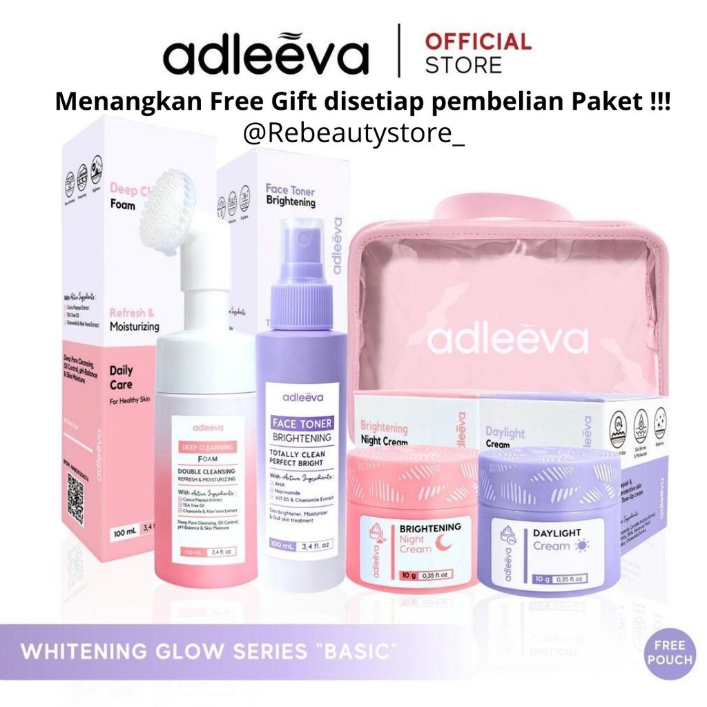 Adleeva By Adeeva Whitening Series "basic / Complete" Free Gift Package ...