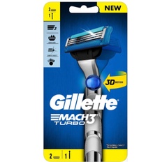 GILLETTE MACH 3 TURBO / SENSITIVE SHAVER RAZOR | Shopee Singapore