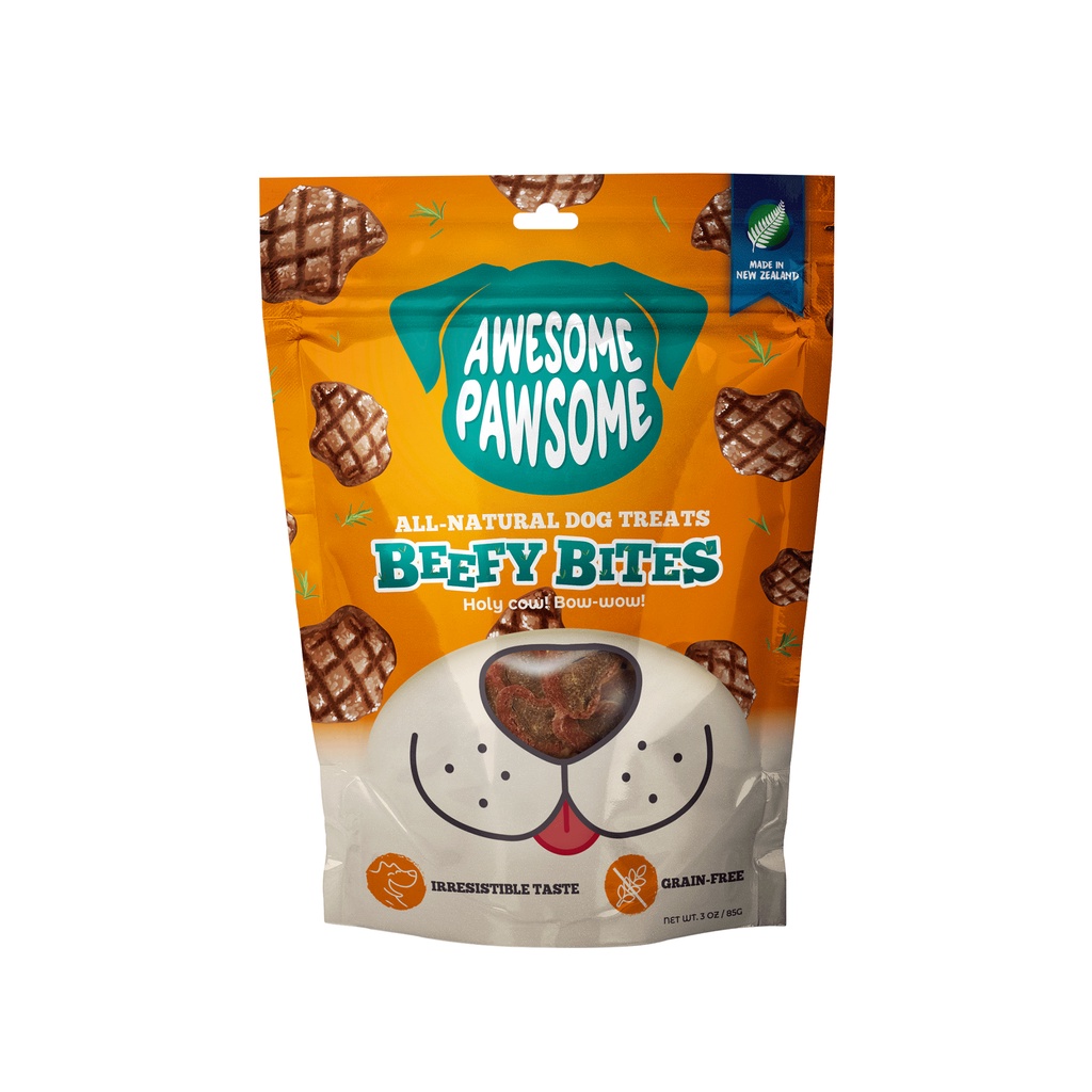 [Bundle of 10] Awesome Pawsome All-Natural Dog Treats 60g, Grain-Free ...