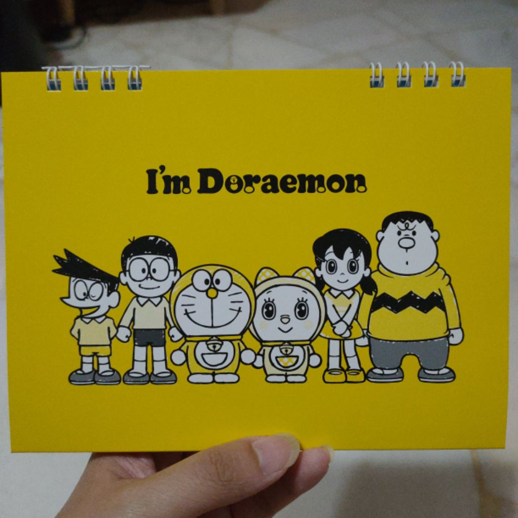 Doraemon desk calendar | Shopee Singapore