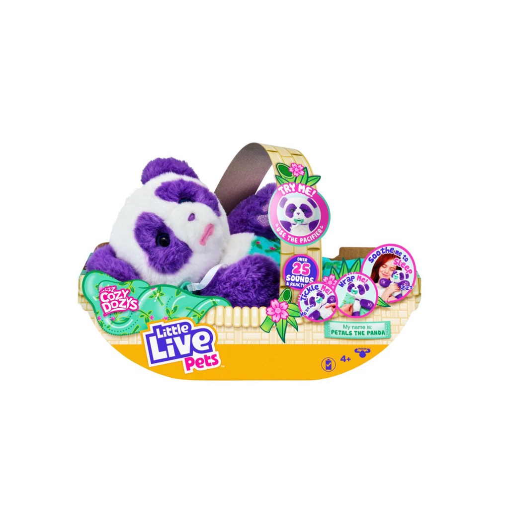 LITTLE LIVE PETS Cozy Dozys Petals the Panda toy | Shopee Singapore