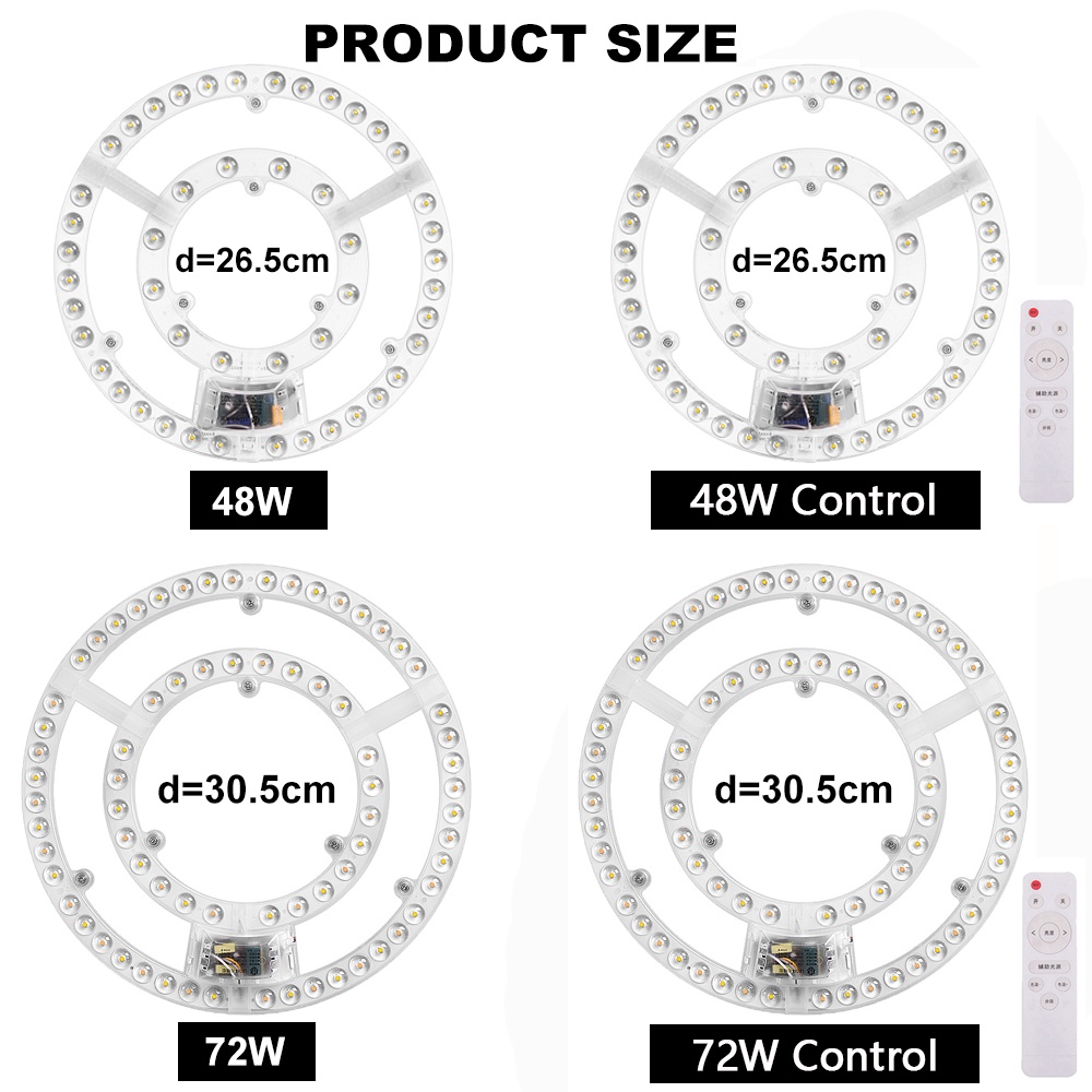 2pcs/pack Ceiling Lights Replacement Lampwick 12W 18W 24W 36W 48W Panel Led Super Bright Panel ...