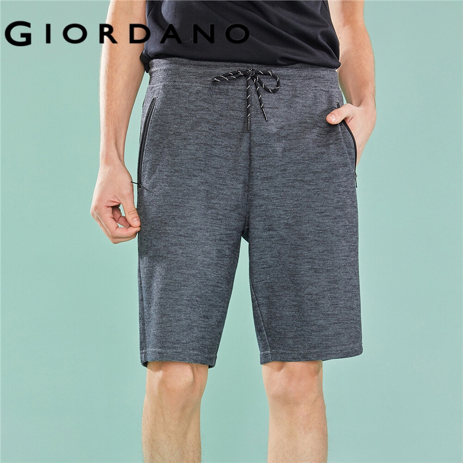 GIORDANO MEN G-MOTION double-knit casual shorts 01109404 | Shopee Singapore