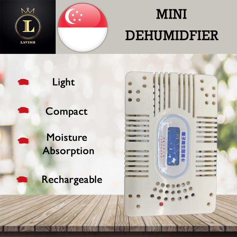 Rechargeable Mini Dehumidifier for Cabinets, Dry Box, Storage Space ...