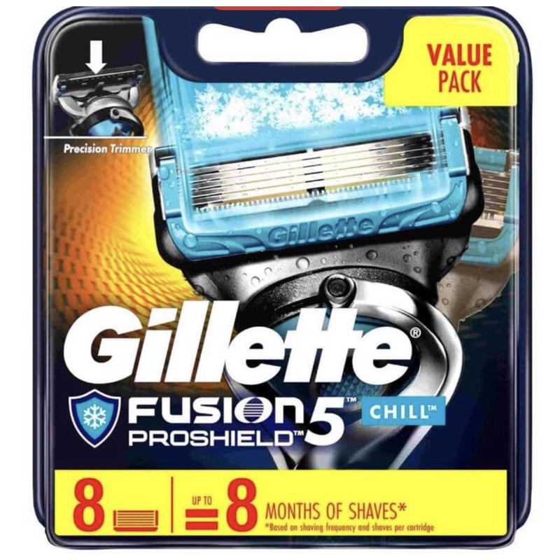 Gillette Fusion Proshield Chill (Pack of 8) | Shopee Singapore