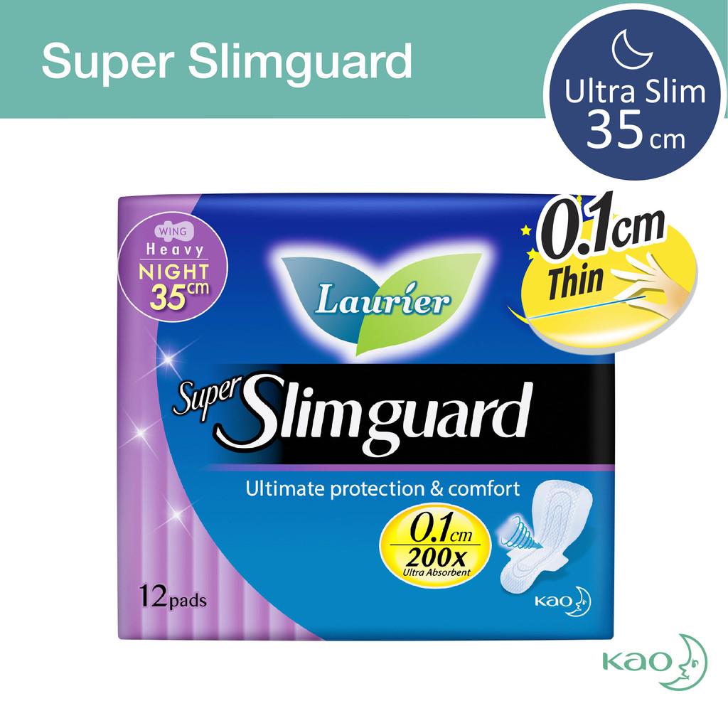 [Bundle of 4] Laurier Super Slimguard Night Wing Sanitary Pads 35cm ...