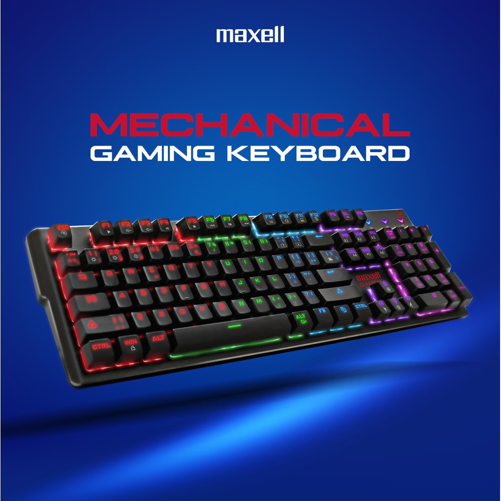 Maxell RGB Mechanical Keyboard - Gaming Keyboard | Shopee Singapore