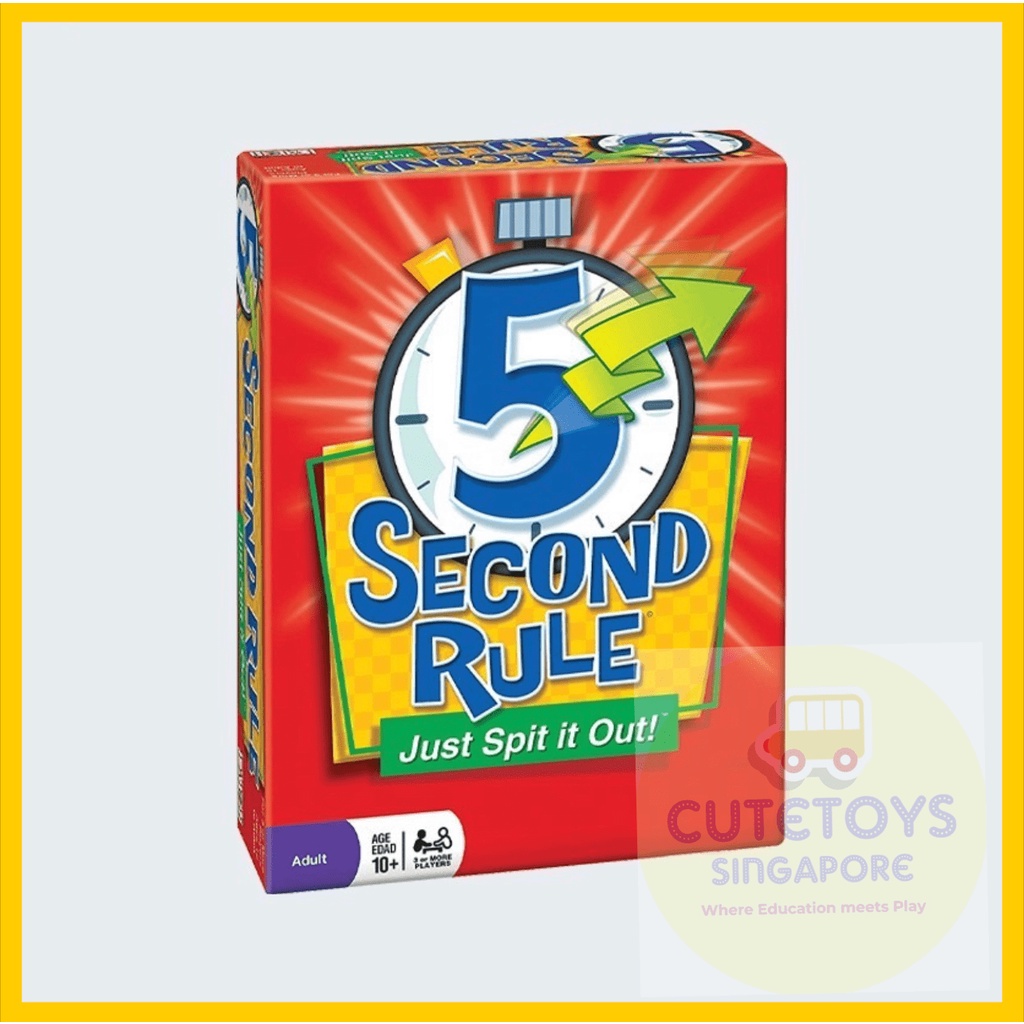 [SG] Five Second Rule Board Game (JUNIOR AVAILABLE) Family Bonding Kids ...