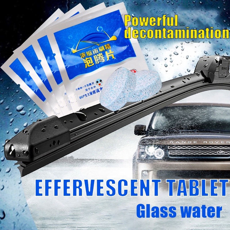 1pcs Glass Water Cleaning Tablets Car Wiper Water Effervescent Tablet ...