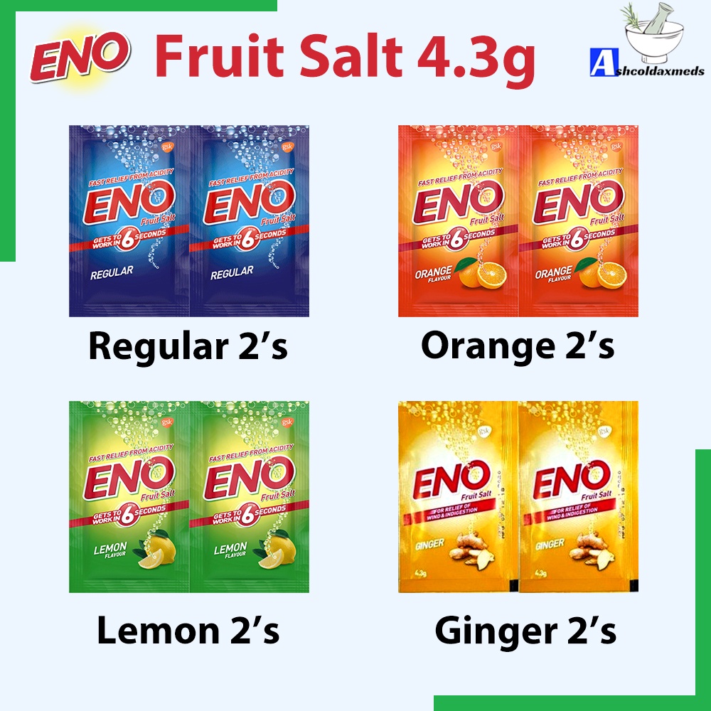 ENO FRUIT SALT Sparkling Antacid Original Sachets Pack, 58% OFF
