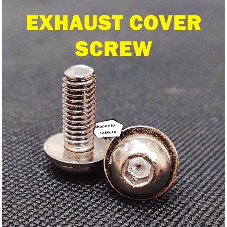 YAMAHA Y15ZR/Y/YSUKU-Screw Allen Key Exhaust End Cap Muffler Protector ...