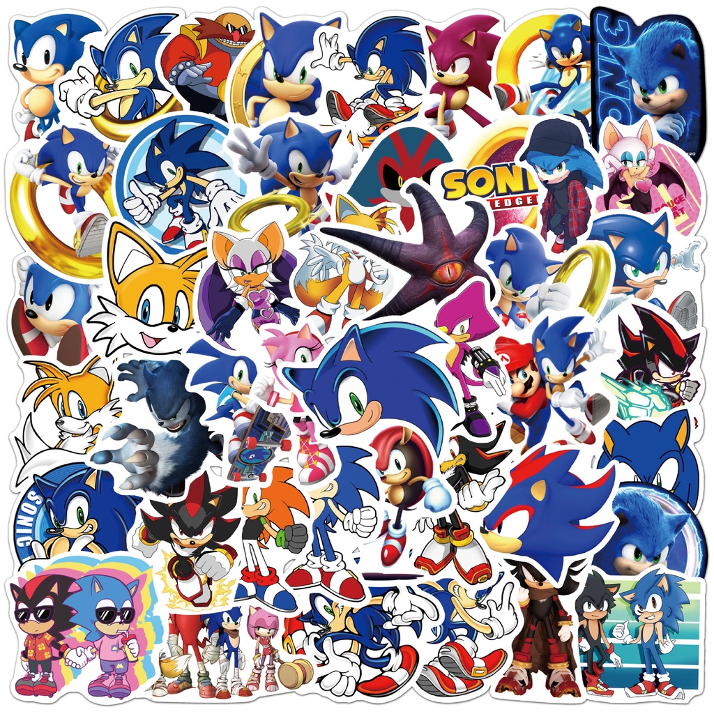 Sonic The Hedgehog Series 05 Stickers 50Pcs/Set Sonikku za Hejjihoggu ...