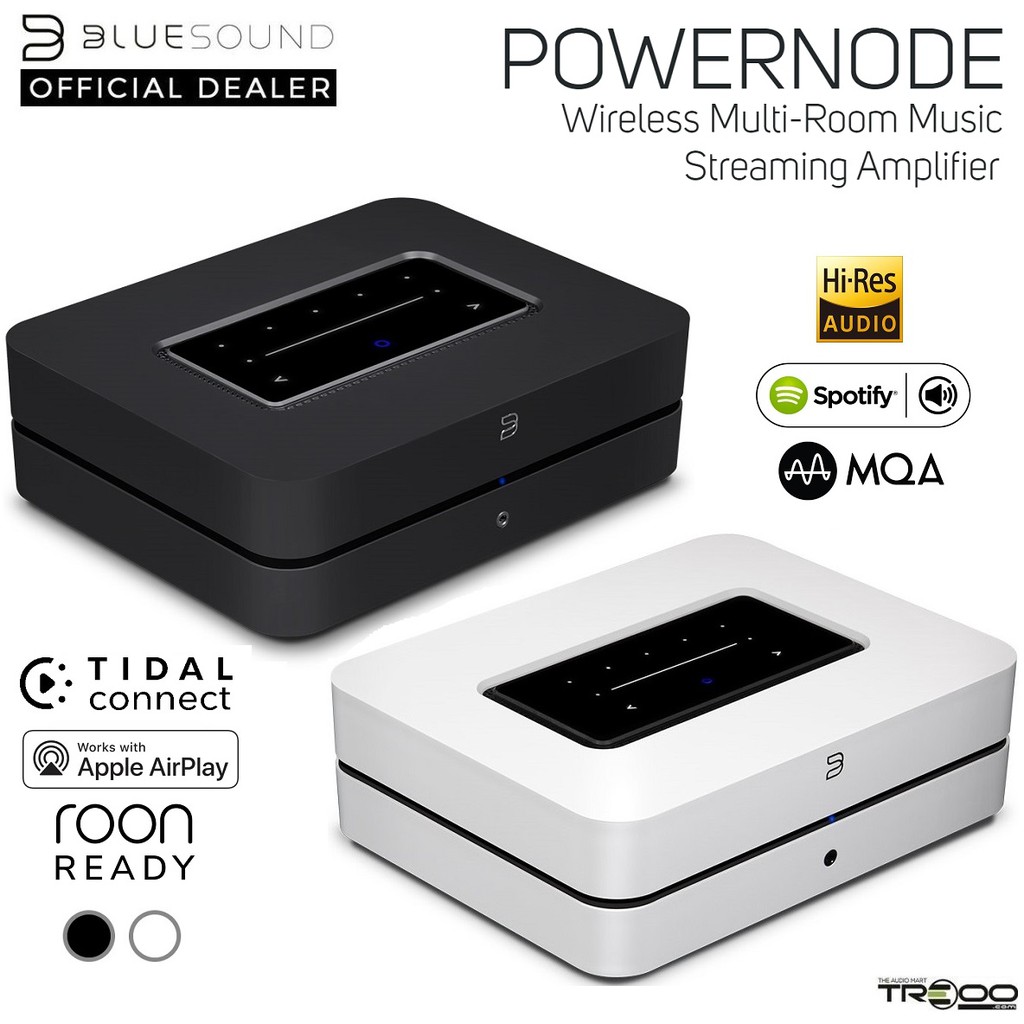 Bluesound POWERNODE (2021) Multi-Room Wireless Bluetooth/WiFi Network ...