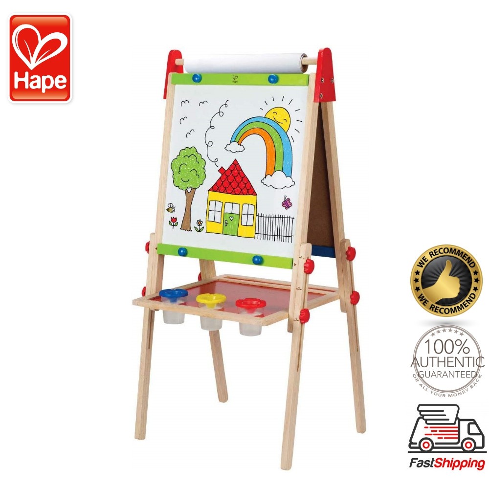 Hape Award Winning All in One Wooden Kid's Art Easel With Paper Roll ...