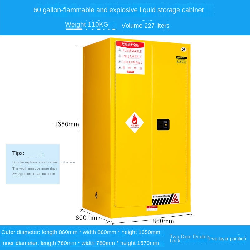 Explosion-Proof Safety Cabinet Industrial Chemicals Storage Cabinet ...