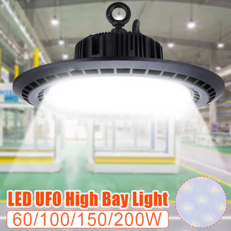 60W/100W/150W/200W Led High Bay Lights IP65 Waterproof Commercial ...