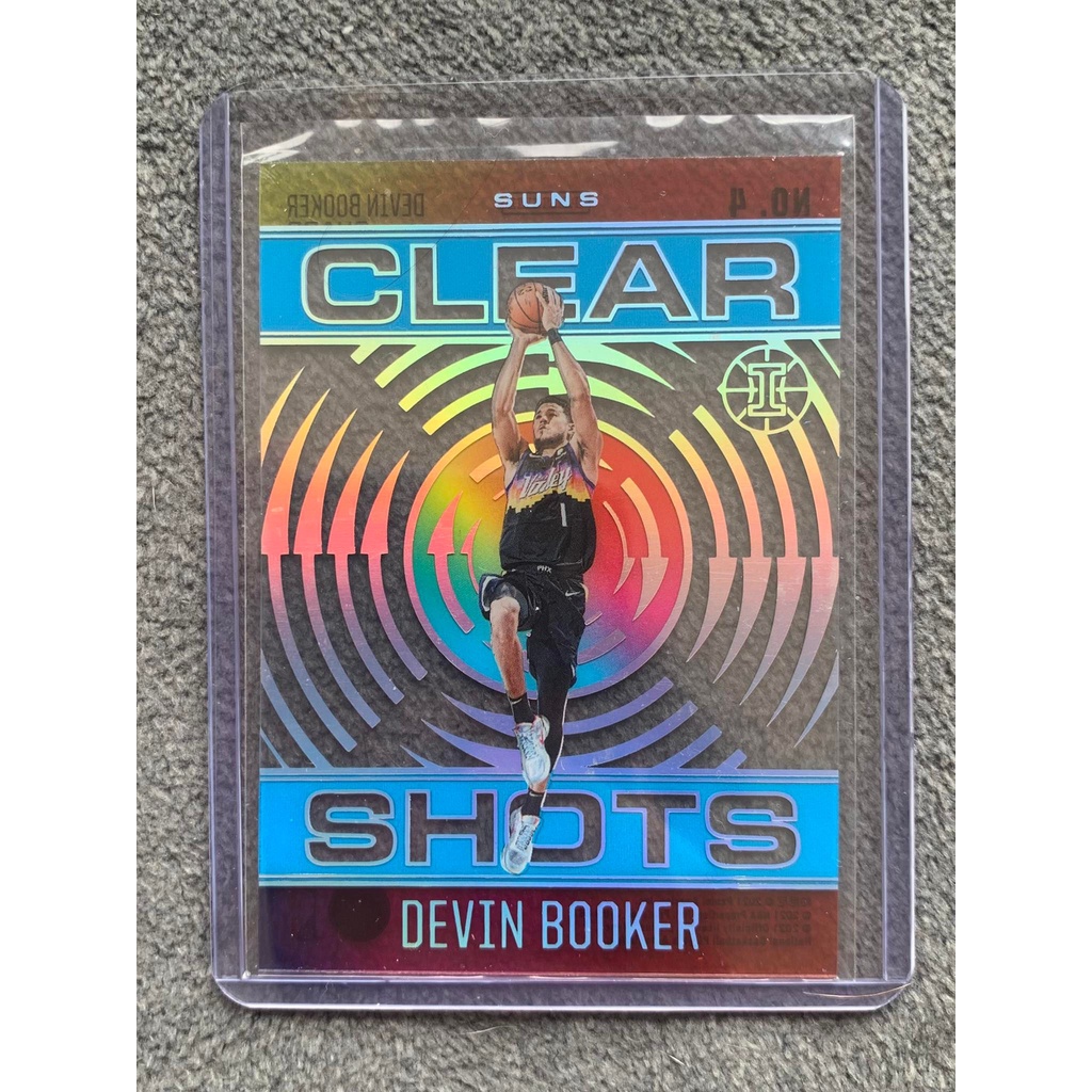 Devin Booker 2020-21 Panini Illusions Clear Shots Blue Insert | Shopee ...