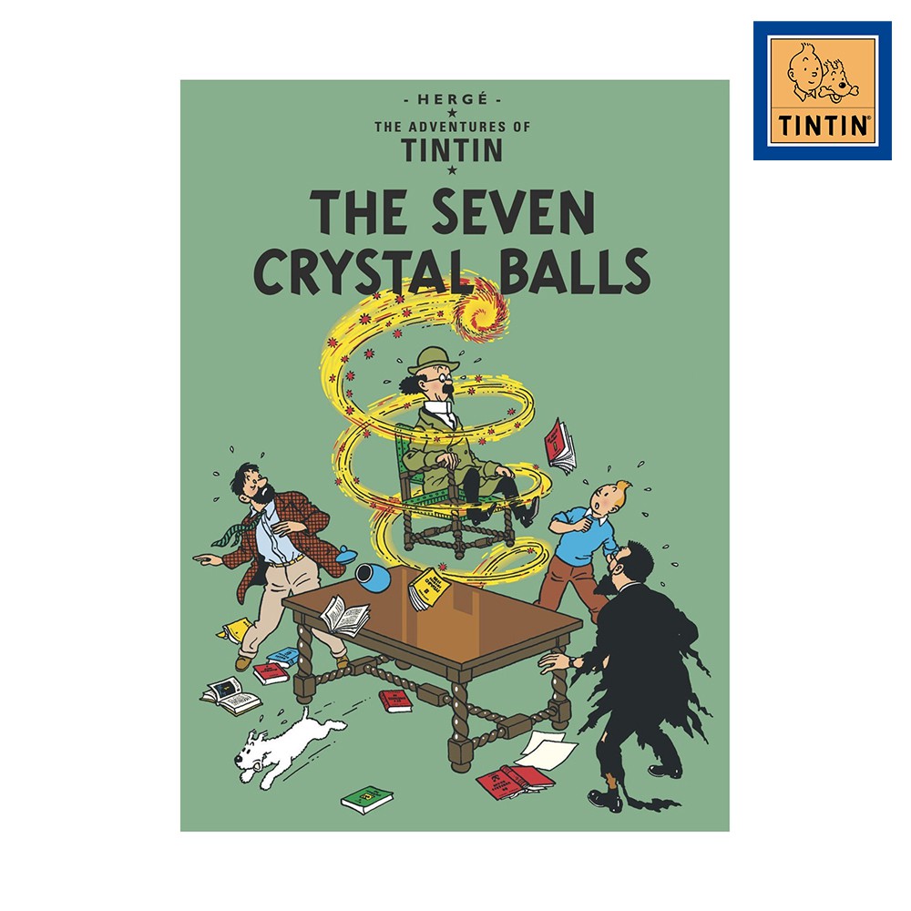 Tintin English Book Cover Postcards: The Seven Crystal Balls (Ideal for ...